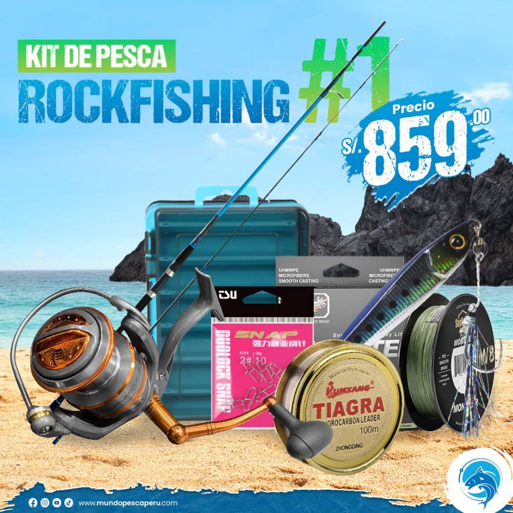 Kit de Pesca MP® ROCKFISHING #1 - Tienda de artículos de pesca deportiva en Peru – Mundo Pesca Peru