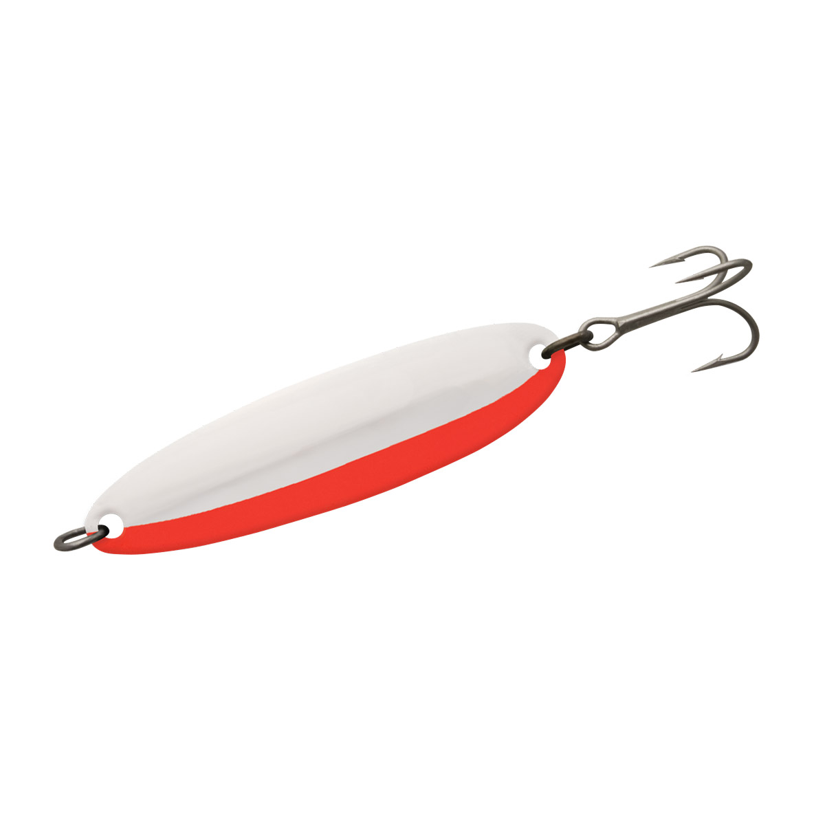 Cuchara de pesca LUHR JENSEN® KROCODILE 42 G - CHROME FLUORESCENT RED ...