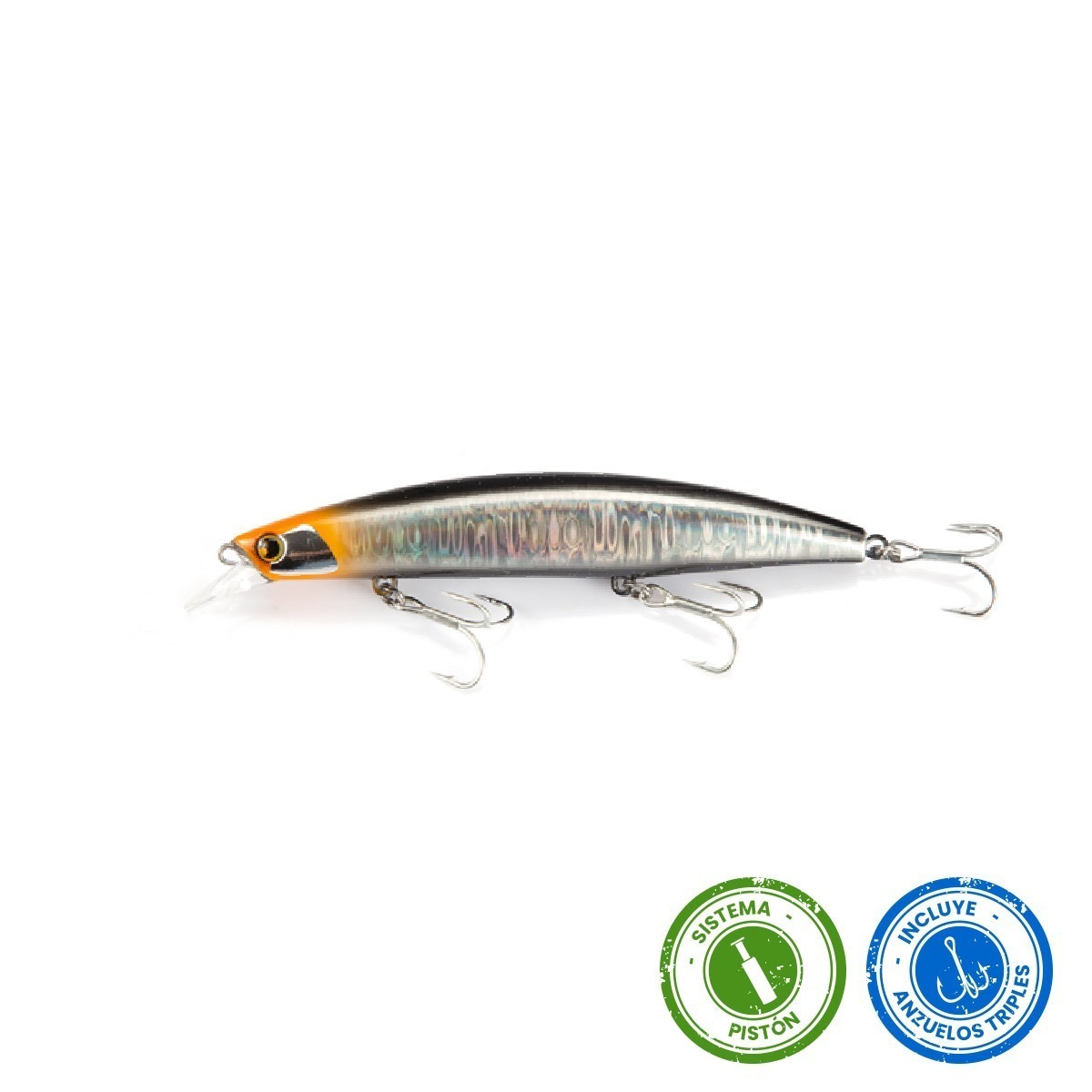 Señuelo Minnow CORVINATOR® FLAT FINDER 125 S - BLACK BACK - Tienda de ...
