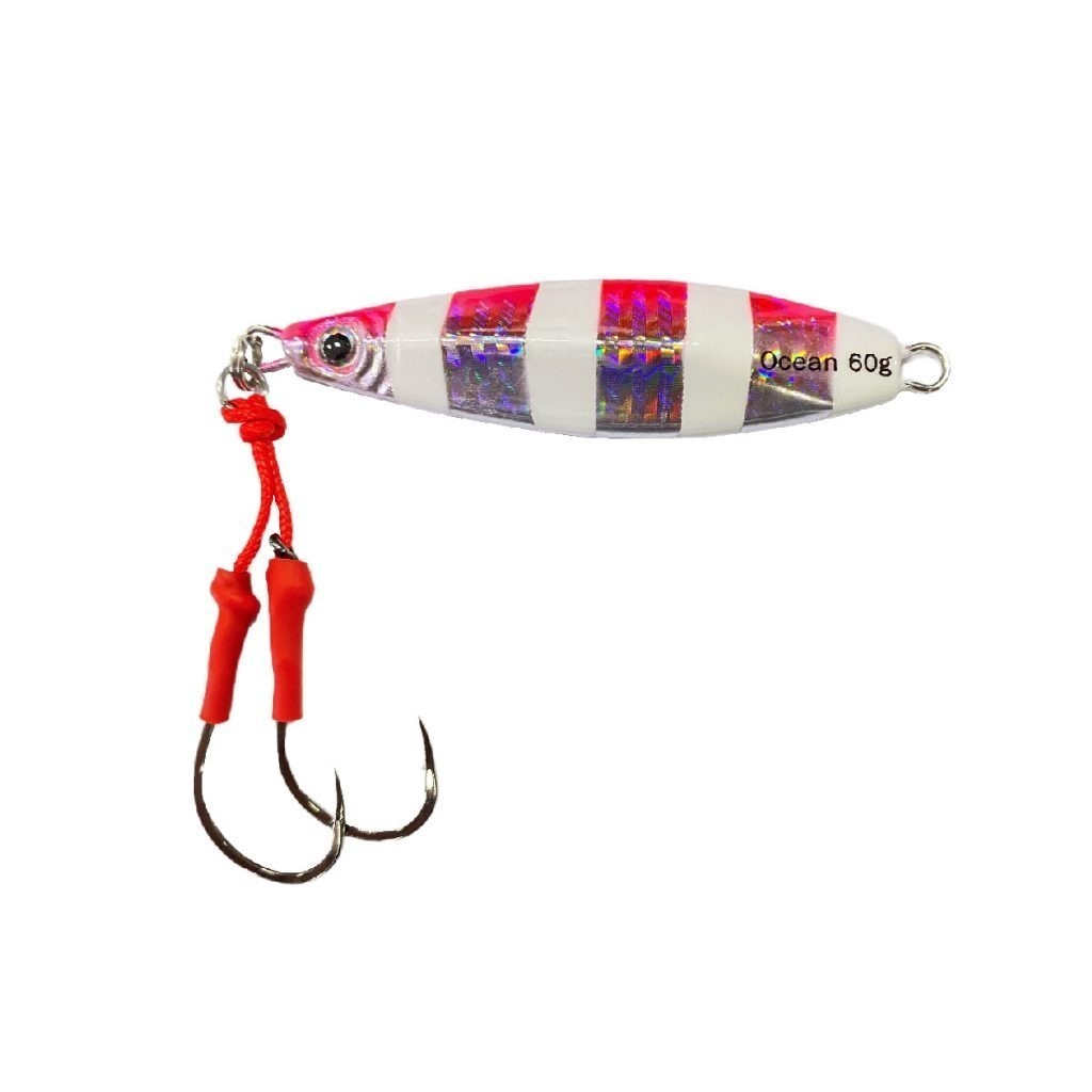 Jig Ocean Jizoku Slow 60 g / Zebra Pink Glow - Tienda de artículos de ...