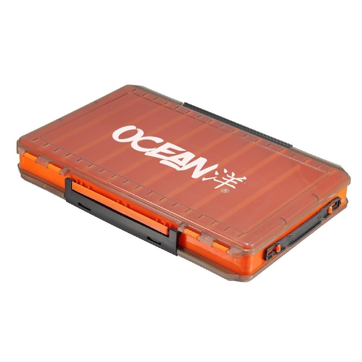 Caja señuelera Ocean Fishing Lure Box / Orange Black - 14 pcs - Tienda ...